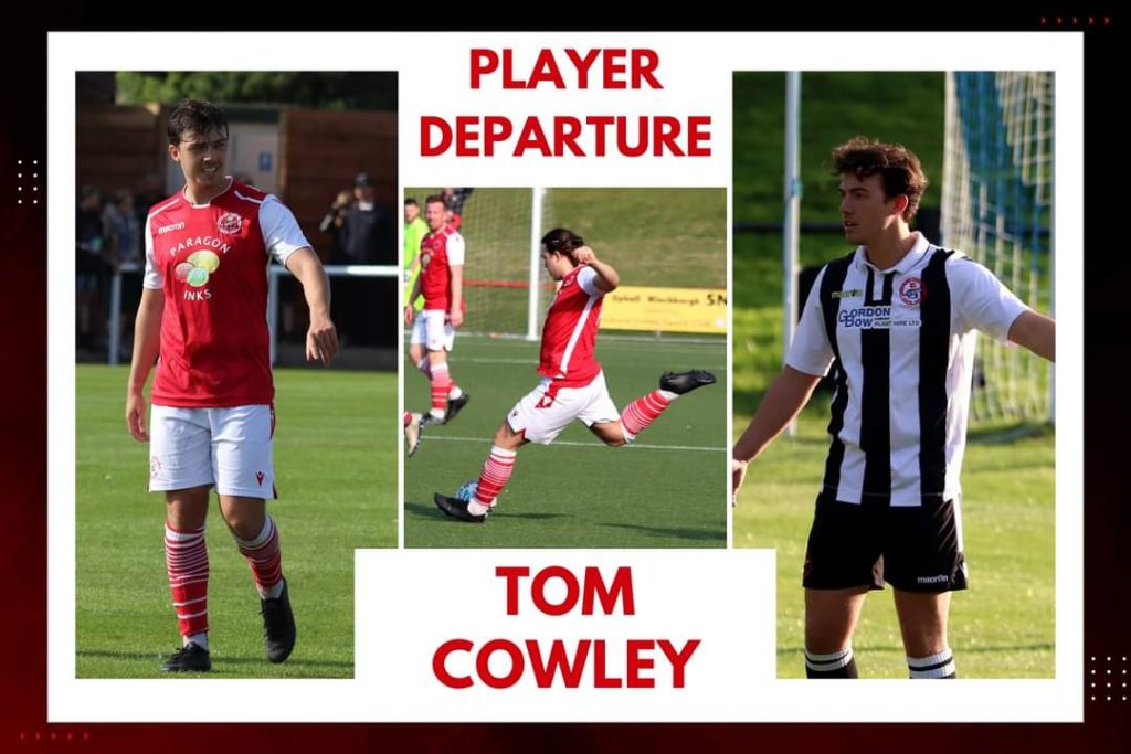 TOM COWLEY MOVES ON - Broxburn Athletic Football Club