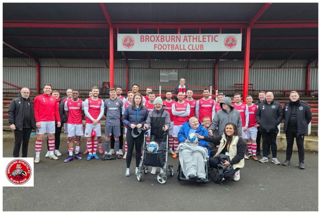SPECIAL GUESTS AT ALBYN PARK Broxburn Athletic Football Club