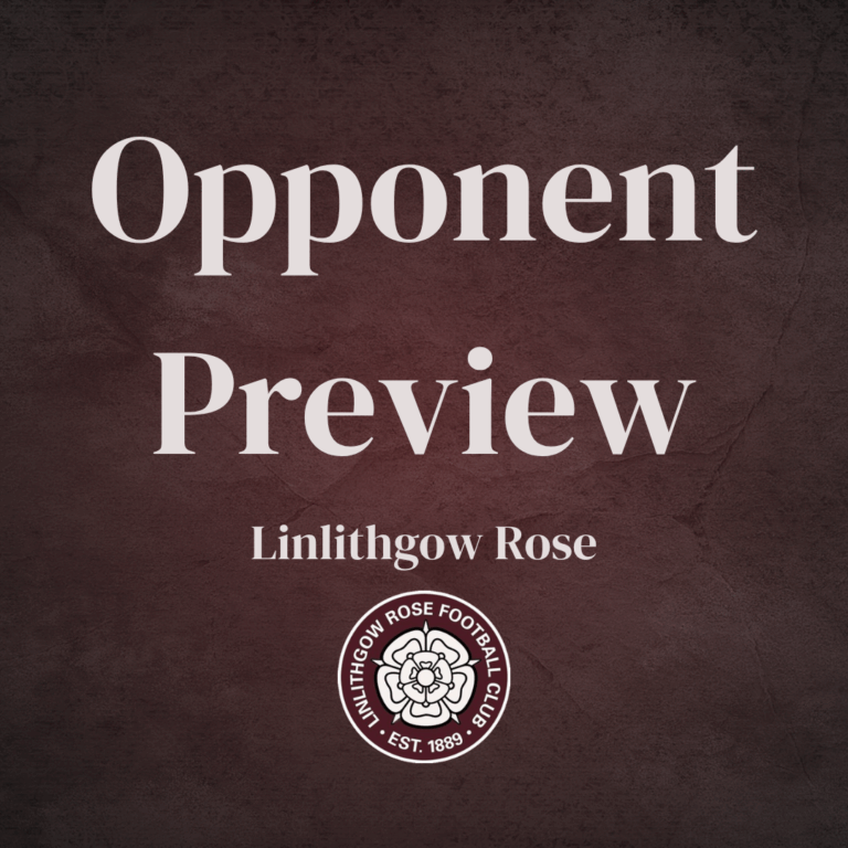 Linlithgow Rose (A) Preview - Broxburn Athletic Football Club